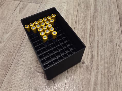 Gridfinity 3x2x9 可堆叠 Aaa 电池盒 来自 Trycer Makerworld：免费下载 3d 模型