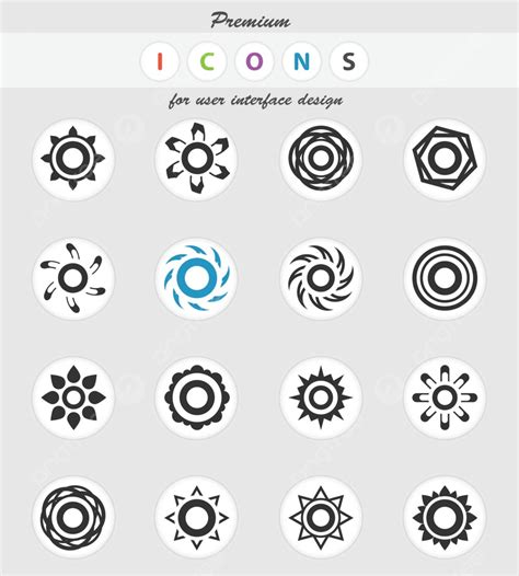 Sun Icon Set Sunny Warm Vector Vector Sunny Warm Vector Png And