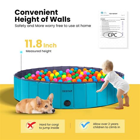 Pvc Foldable Pet Swimming Pool Oem Greentime