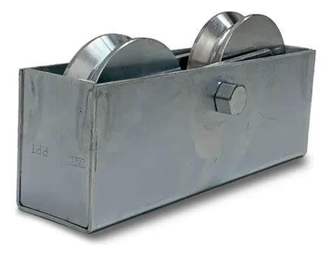 Roldana Tipo Truck Com Suporte Canal V 4 Polegadas Jocec Parcelamento Sem Juros