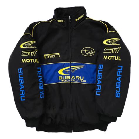 VINTAGE SUBARU WORLD RALLY TEAM BLACK F1 JACKET · STORE CAT CAT ...