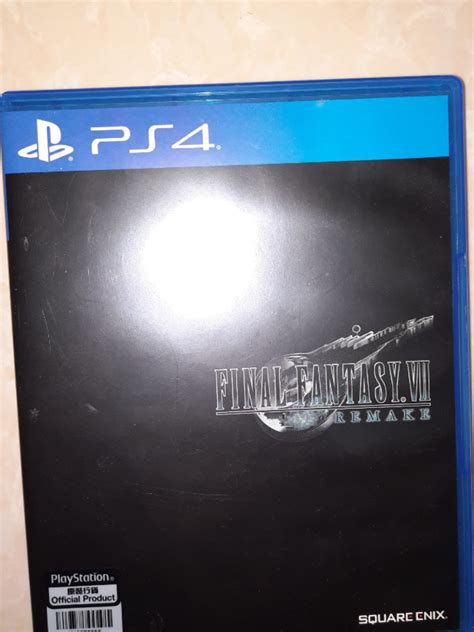 Ps4 Ff7 Remake Final Fantasy Vii 最終幻想7 重製 港版 中文繁體 電子遊戲 電子遊戲
