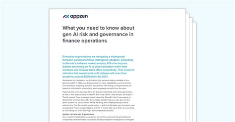 Bryan Wampler On Linkedin What You Need To Know About Gen Ai Risk And Governance In Finance…