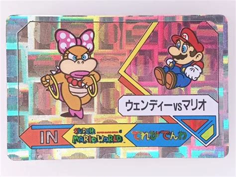 Wendy O Koopa Super Mario World Holo Card N28 Nintendo 1992 Dal