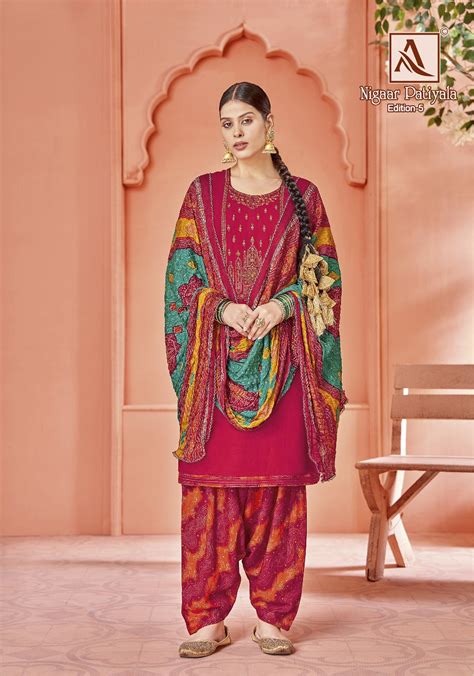 Karwa Chauth Special Designer Red Kurta With Patiala And Etsy