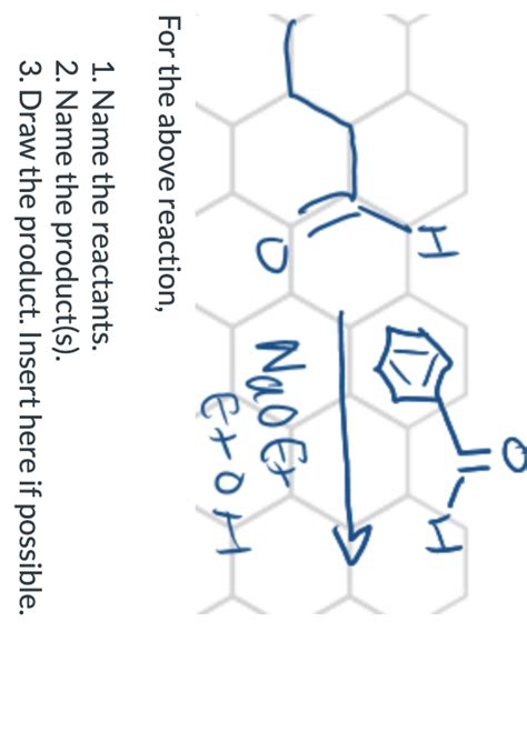 Solved For The Above Reaction 1 Name The Reactants 2 Chegg Com