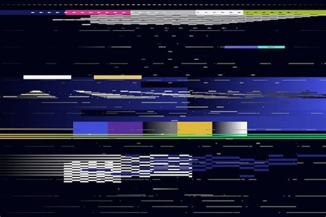 Free Vector Vhs Effect Background