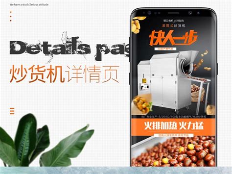 炒货机详情页 淘艺设计 站酷ZCOOL