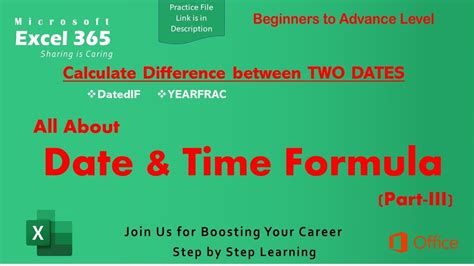 date and time formulas and function in excel how to calculate difference
