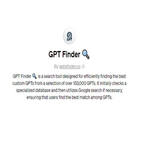 GPT Finder On GPT Review The World S Largest Most Trusted Source On GPTs
