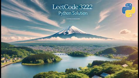 Leetcode 3222 Coin Game Winner Python Solution Youtube