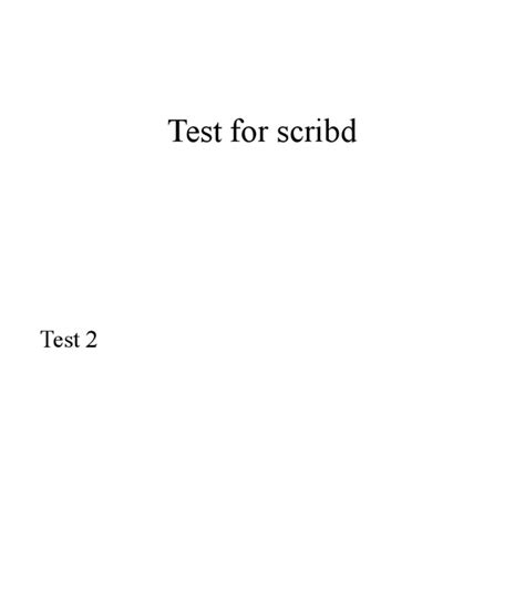 Scribd Test 2 Pdf