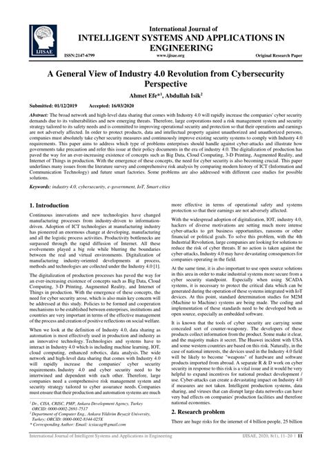 Pdf International Journal Of Intelligent Systems And Applications In