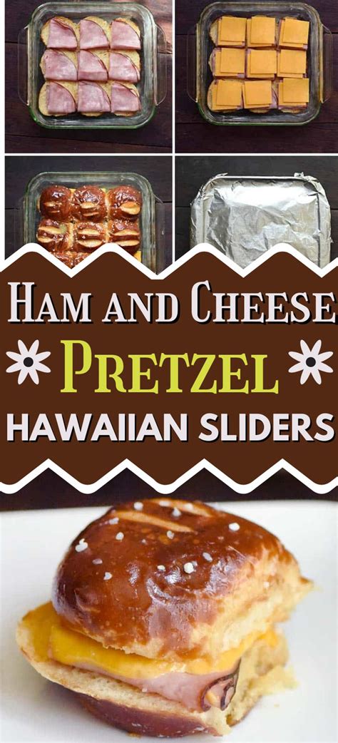 Ham And Cheese Pretzel Bun Sliders Mighty Mrs Super Easy Recipes