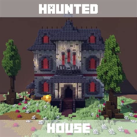 Haunted House Minecraft Map Minecraft Houses Minecraft Halloween