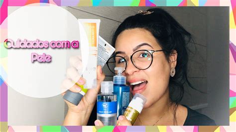 Meus Produtos Para Cuidados Com A Pele Youtube