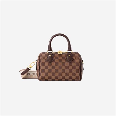 루이비통 스피디 반둘리에 20 다미에 에벤 Louis Vuitton Kream