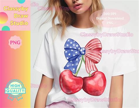 Coquette American Flag Png Coquette Bow Png Cherry Coqutte Bow Png