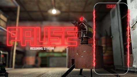 Rust Red Complate Animated Twitch Package Rust Big Stream Pack Webcam 4 Type Virtual Camera