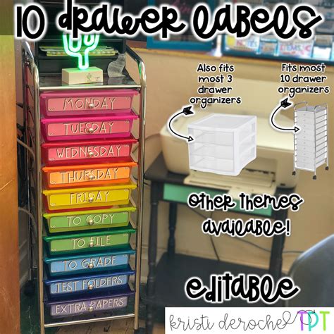 Classroom Drawer Labels With Pictures At Conrad Rockwood Blog