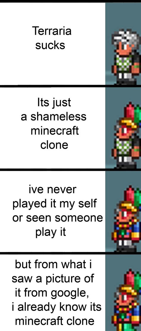 Terraria Version Of Clown Getting Dressed Meme Rmemetemplatesofficial