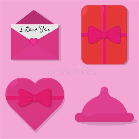 Vector Illustration Of Assorted Items For Couple Stock Vector Illustration Of Happy Organ