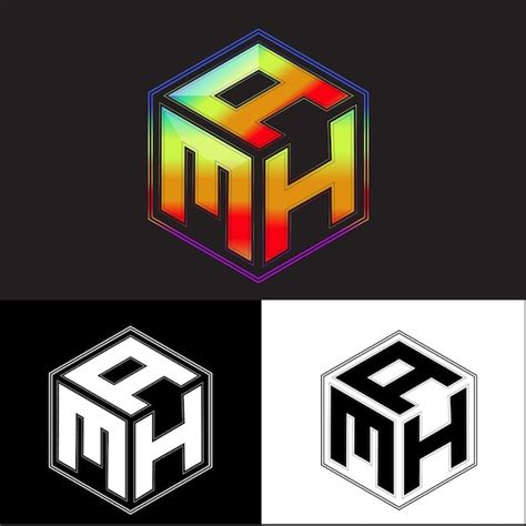 Premium Vector Initial Letters Axb Polygon Logo Design Vector Image