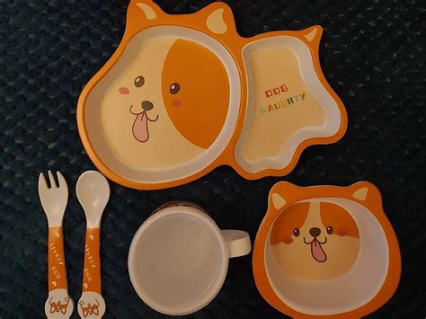 مشخصاتقیمت و خرید ست ظرف غذا کودک و نوزاد بامبو 5 تکه طرح ببردلبند