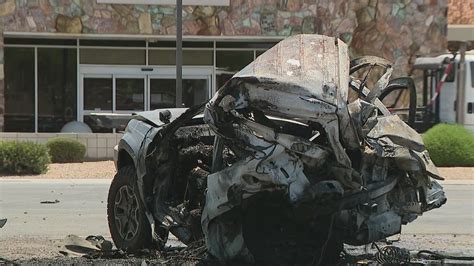 1 Dead 4 Injured After Fiery West Phoenix Crash Fox 10 Phoenix