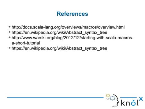 introduction to scala macros ppt