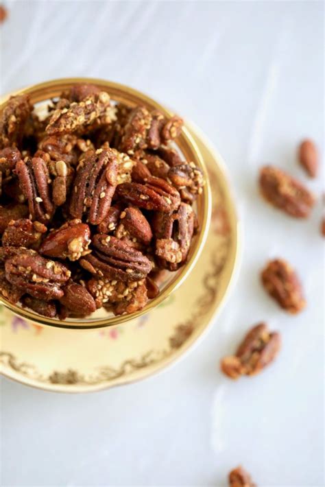 Sugar Free Candied Spiced Nuts Recipe Gemmas Bigger Bolder Baking