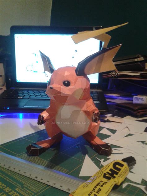 Raichu Papercraft By Darbx89 On Deviantart