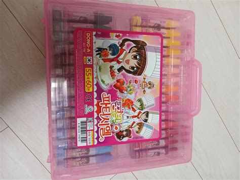 크레파스 55색 새제품 당근 중고거래