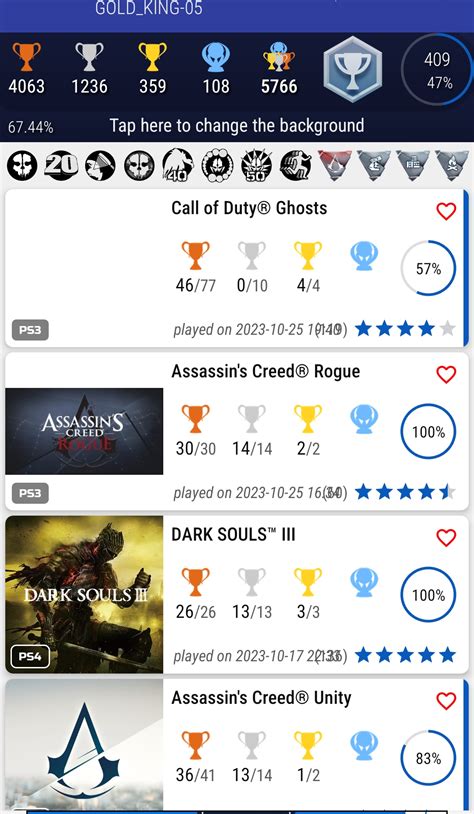 Multiple Games Backlog Clean Up For The Past 2 Weeks Rtrophies