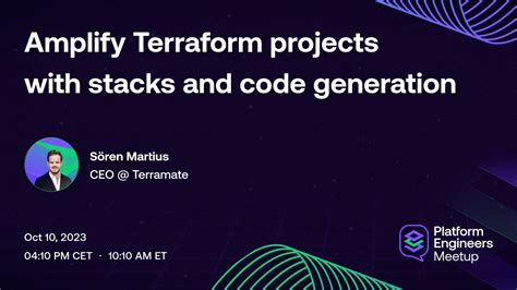 Amplify Terraform Projects With Stacks And Code Generation