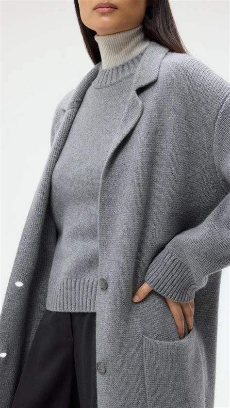 Twp Jorden Coat In Grey