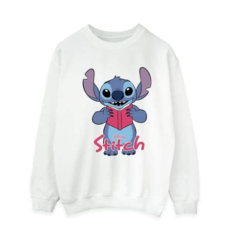 Lilo And Stitch Mens Reading Standing Sweatshirt Cdon