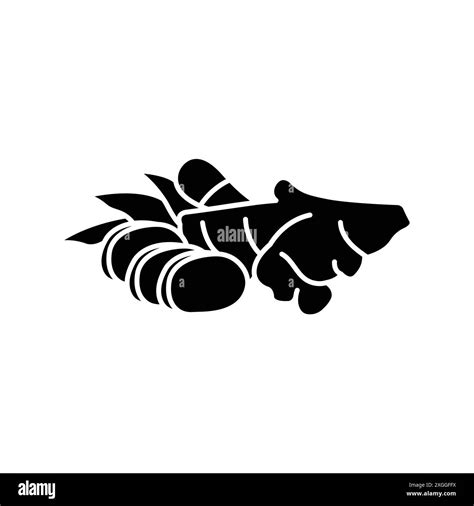 Ginger Icon Vector Design Template In White Background Stock Vector