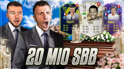 20 Mio Coins Squad Builder Battle ☠😂 Vs Proownez Youtube
