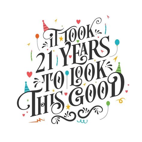 21st Birthday Vector Art Icons And Graphics For Free Download
