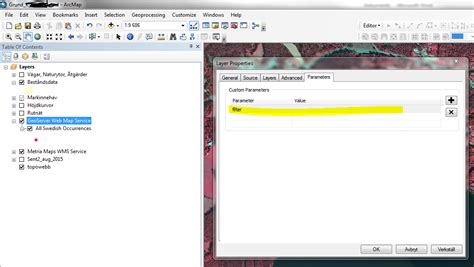 Arcgis Desktop How To Filter Features Displayed In Wms Layer Arcmap
