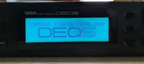 Yamaha Deq5 Digital Parametric Equalizer Reverb