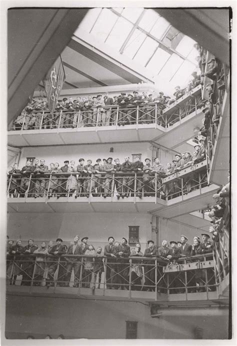 Displaced Persons Camp View Of Displaced Persons Crowding About A Well