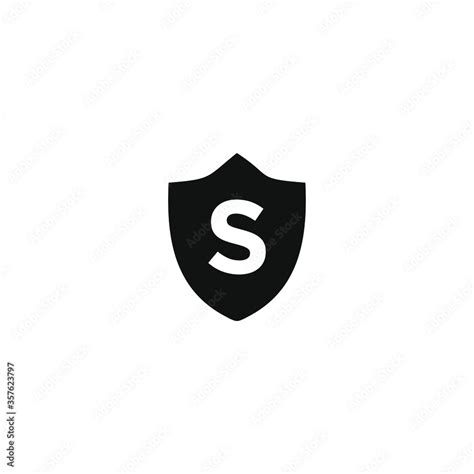 Initial S Based Sheild Logo Design Vector For Business Letter S Logo