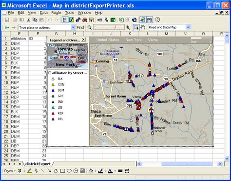 Hack 13 Add Maps To Excel Spreadsheets With MapPoint Mapping Your Life