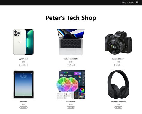 GitHub Petermartens98 React Ecommerce Site Interactive Frontend For