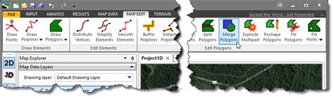 Merge Polygons Command Civilgeo Knowledge Base