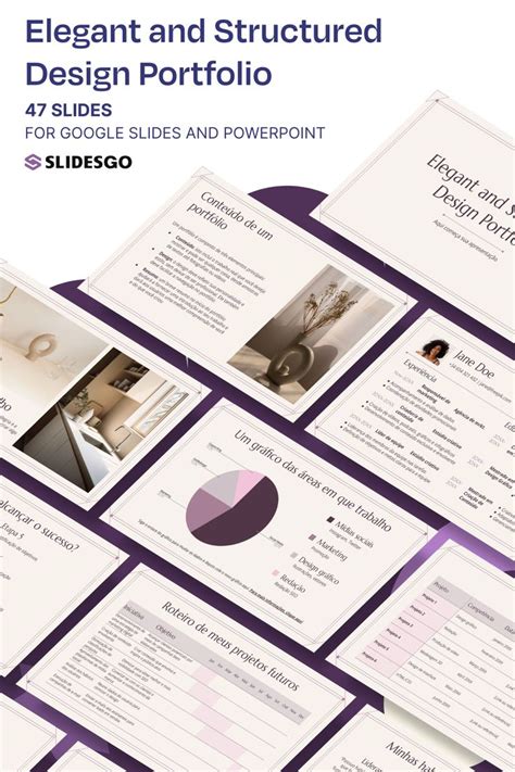 Elegant And Structured Design Portfolio