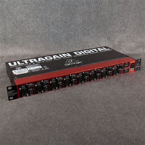 Behringer Ada8200 Ultragain Digital Adat Audio Interface 2nd Hand