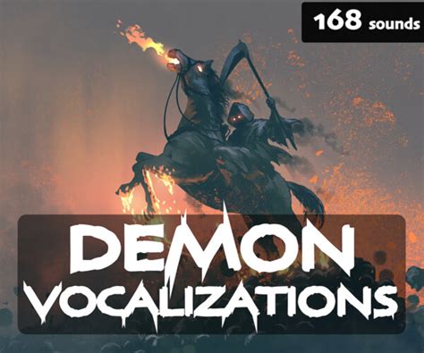 Artstation Demon Vocalizations Vol 1 Game Assets